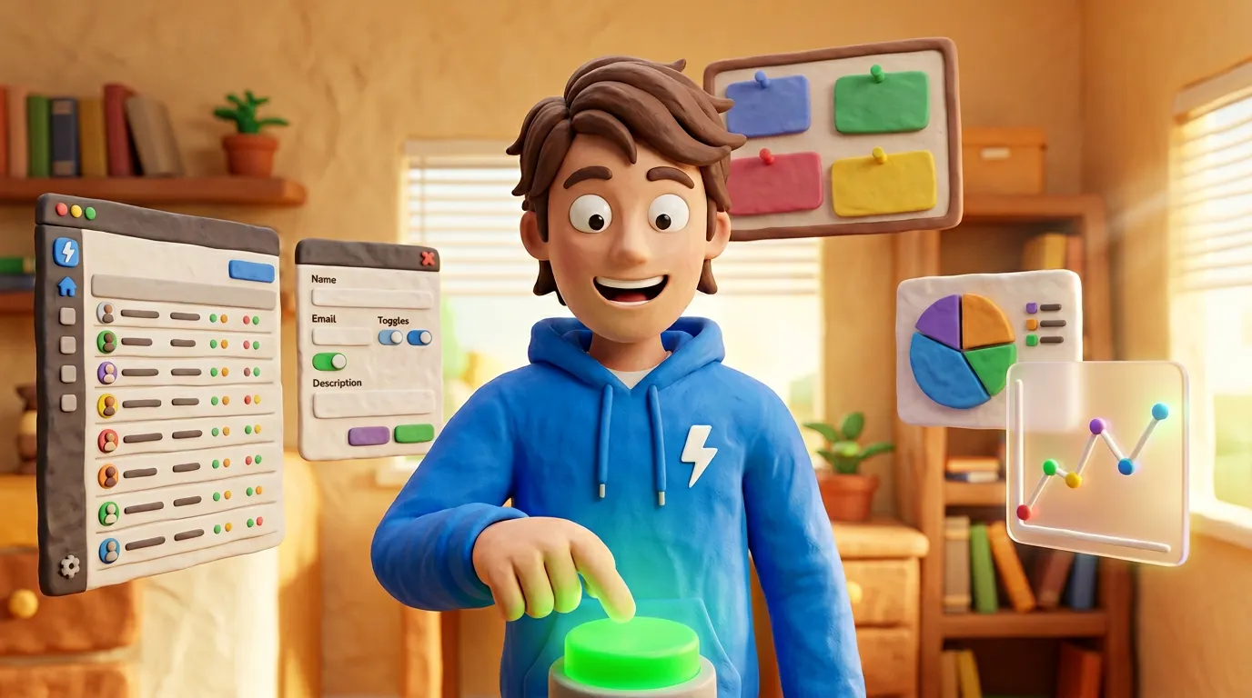 Building an admin panel in Blink — database, auth, user roles, and CRUD operations ready in 2 hours