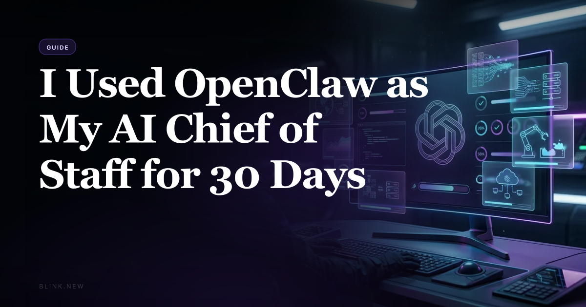 I Used OpenClaw as My AI Chief of Staff for 30 Days — Here's Exactly ...