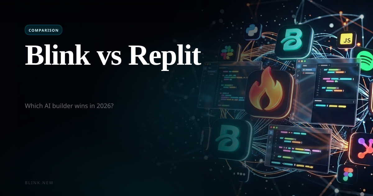 Blink vs Replit (2026): Which AI Builder Wins? | Blink Blog