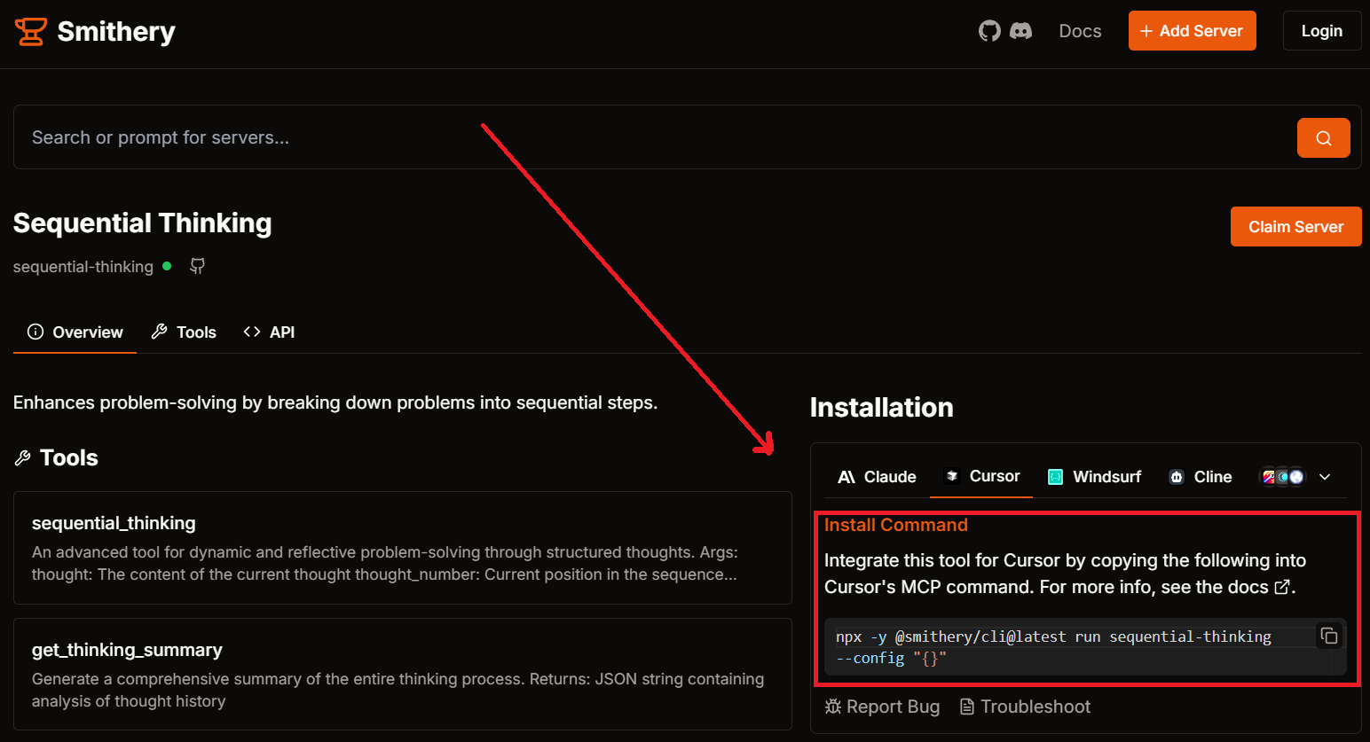 Cursor's MCP settings panel — where 14 Blink skills appear after running npx skills add @blinkdotnew/blink-plugin