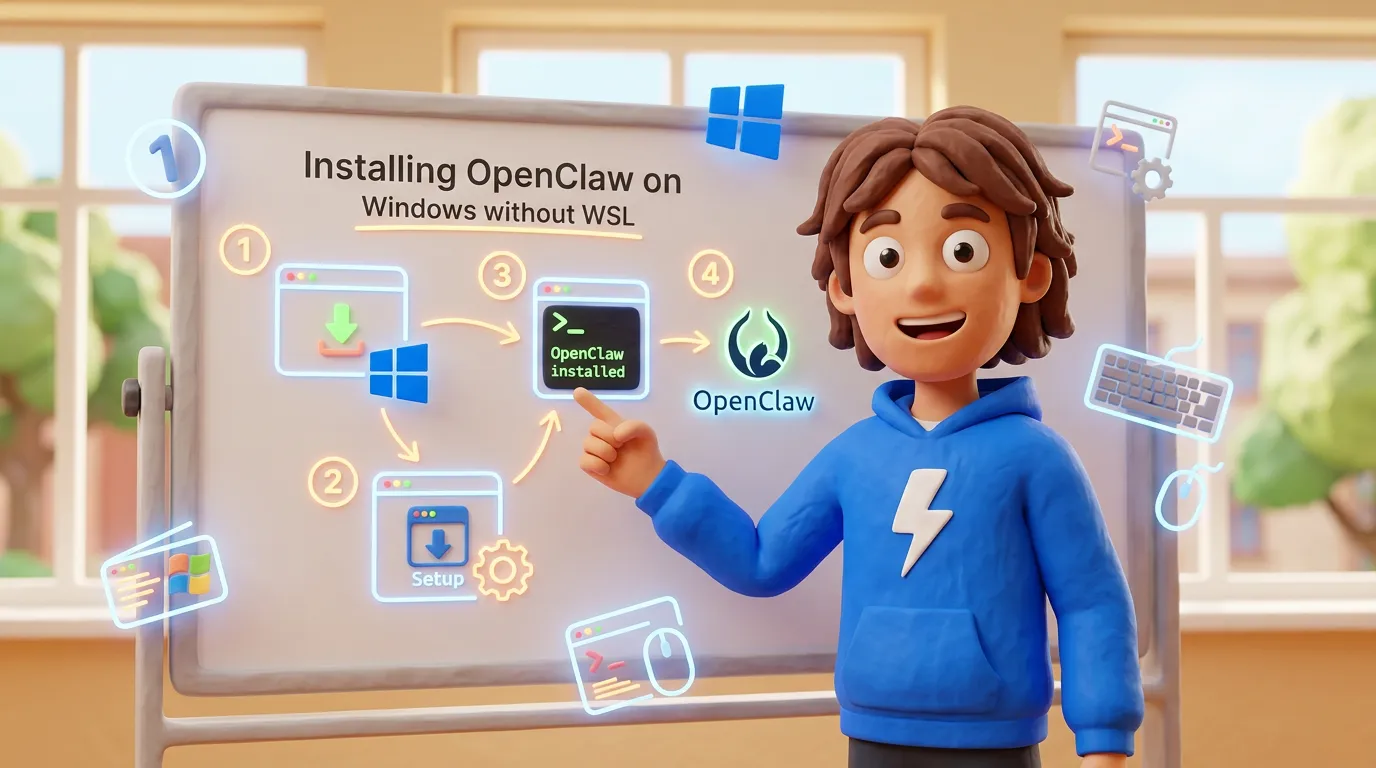 OpenClaw on Windows: Complete Setup Guide (No WSL Required) | Blink Blog