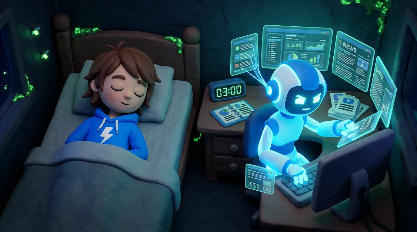 At 3am your OpenClaw (or Blink Claw) agent keeps working while you sleep — ChatGPT requires you to be there