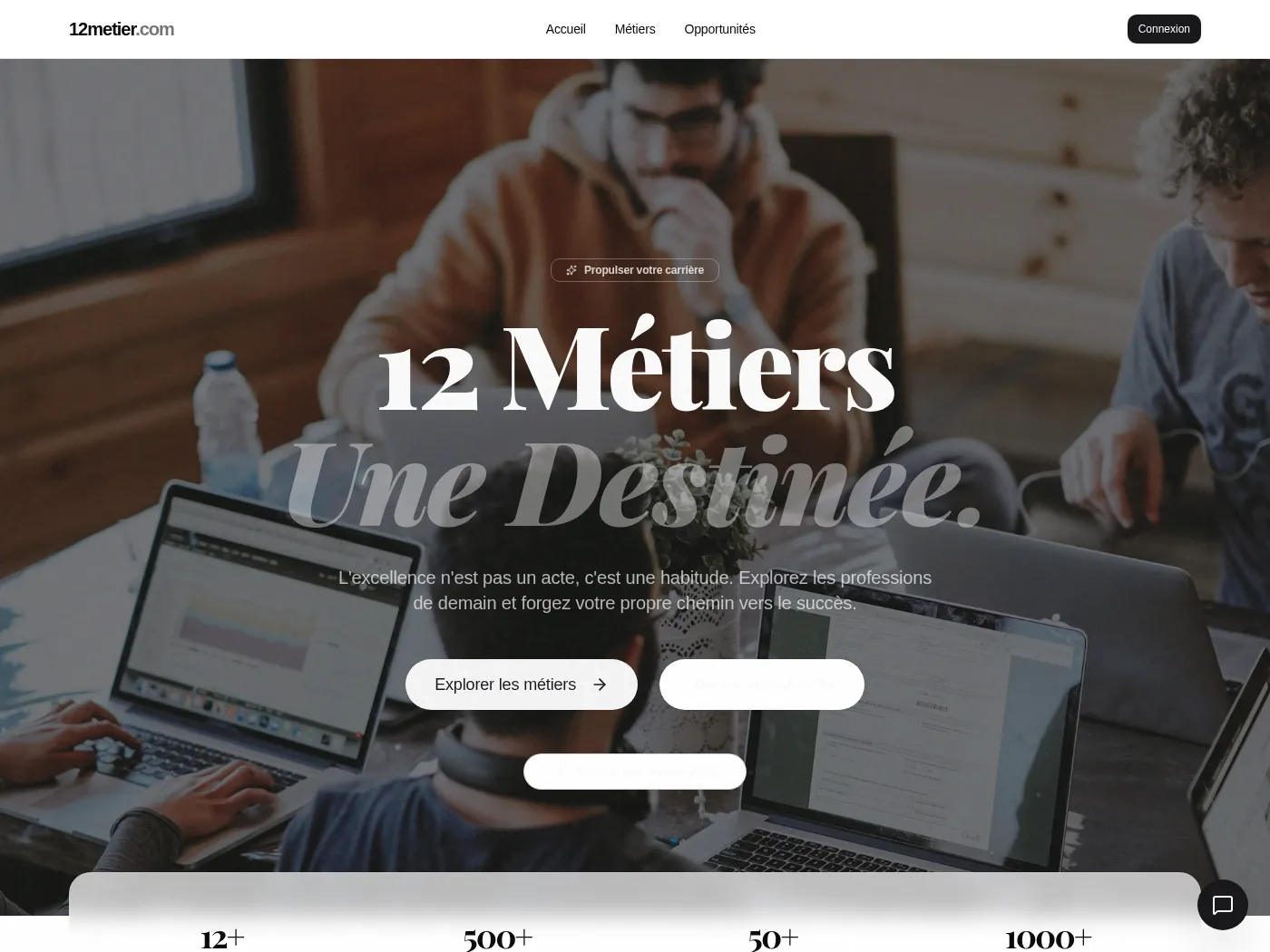 12metier.com Business Hub