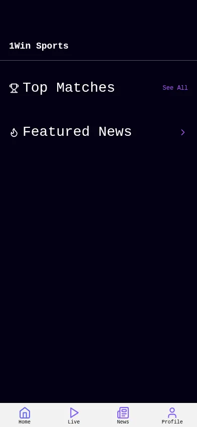 1Win Sports Platform