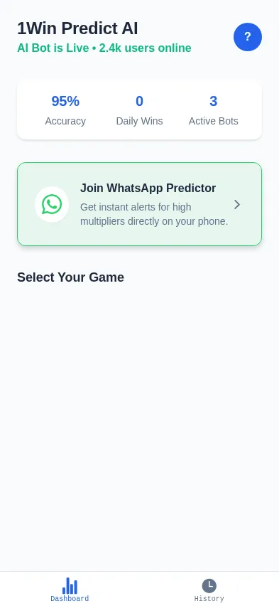 1Win Predict AI Bot