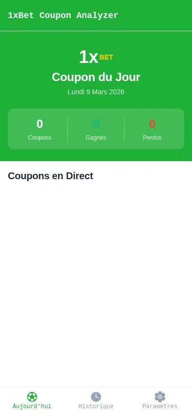 1xBet Coupon Analyzer