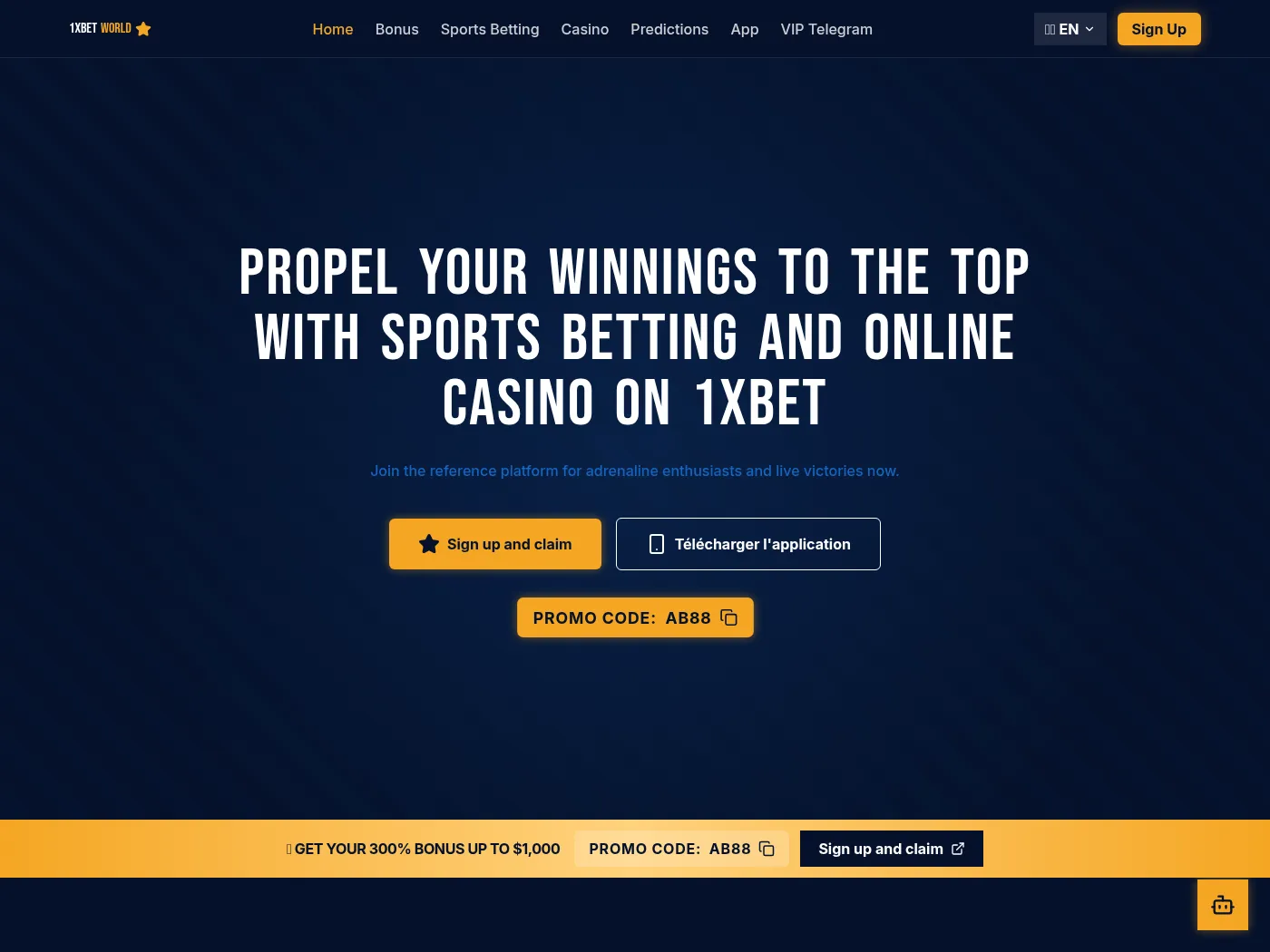 1XBET-World Affiliate Site