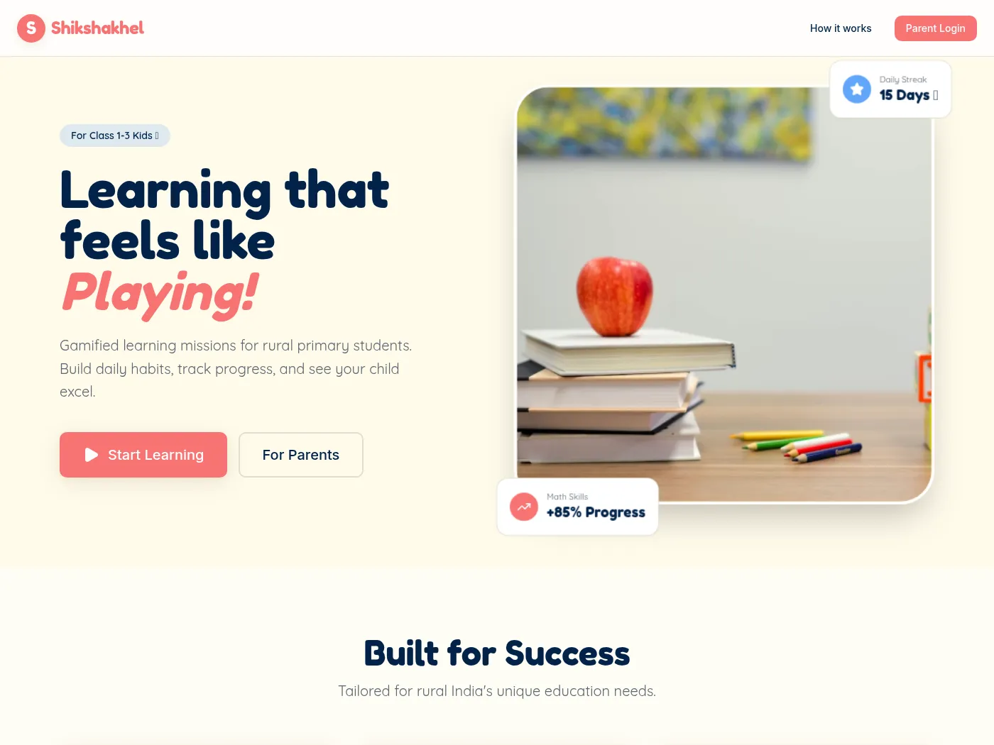 2.5D Kids Web Playground