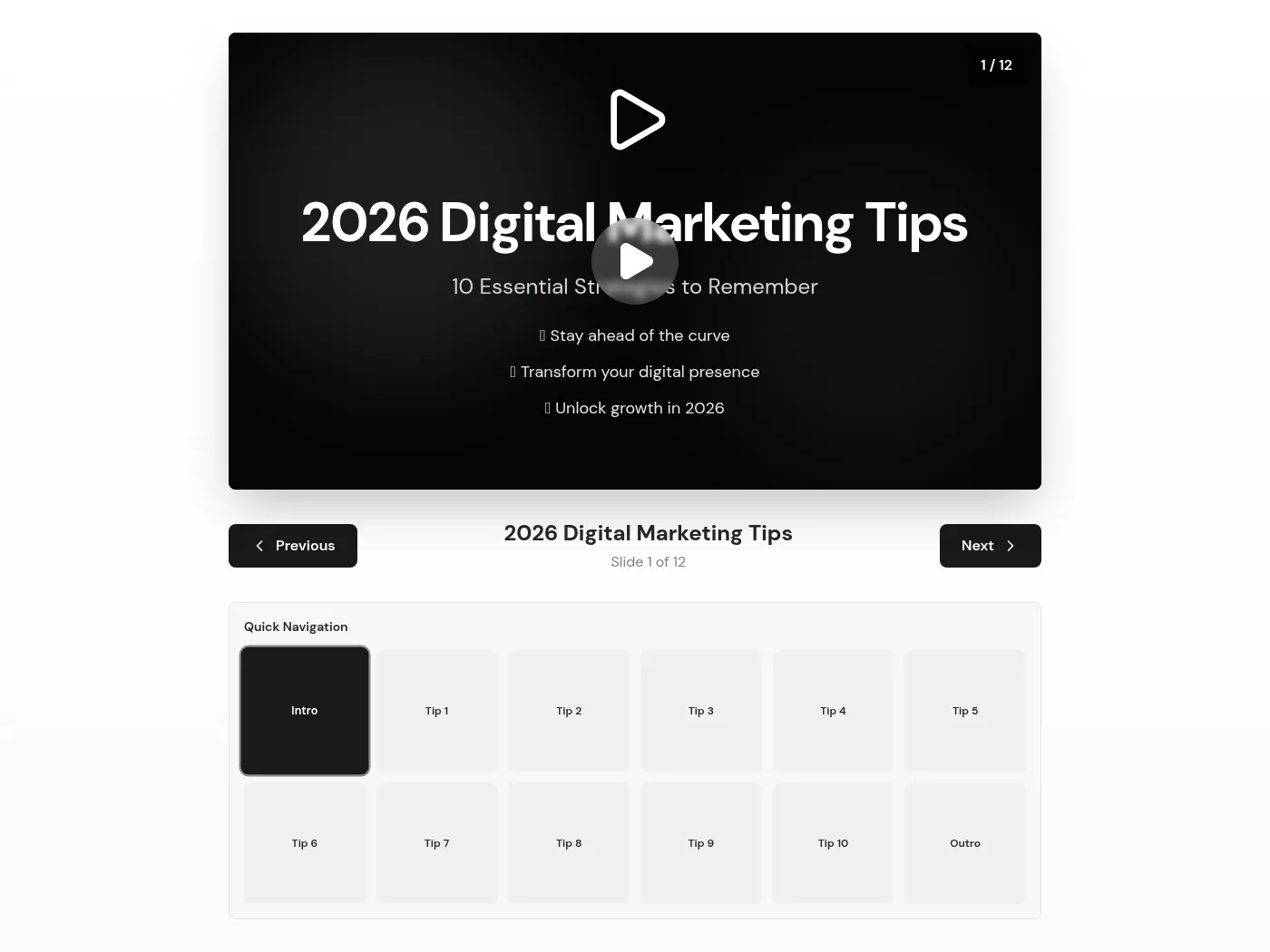 2026 Digital Marketing Tips