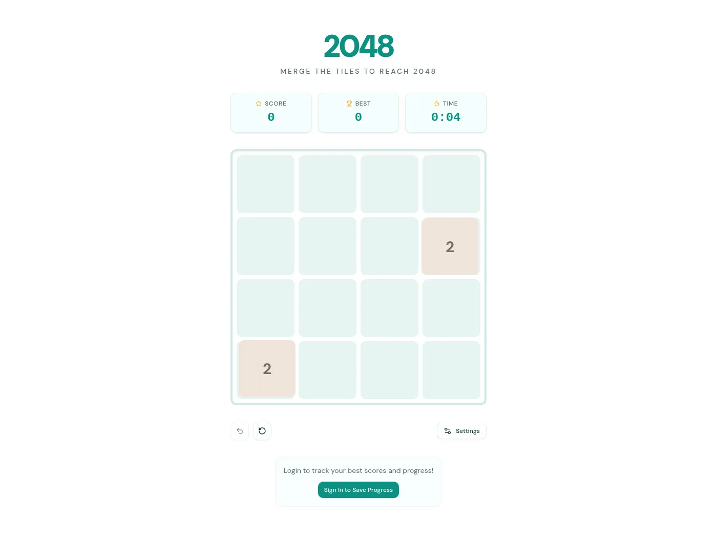2048 Merge Puzzle | Built with Blink