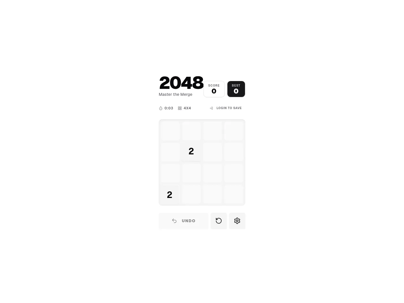 2048 Master Puzzle