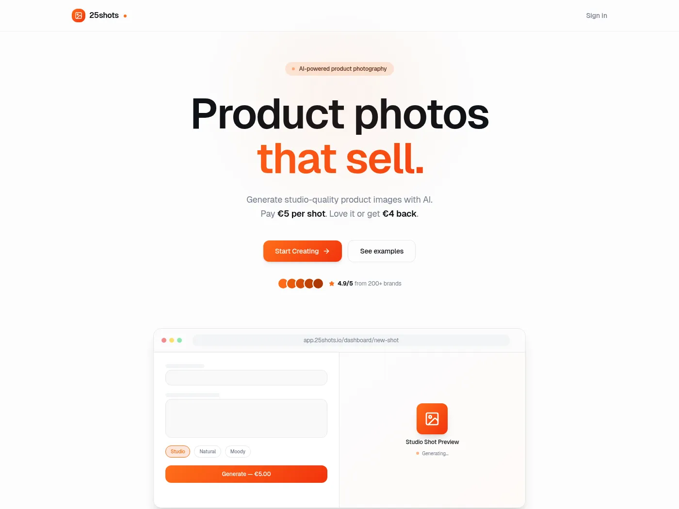 25shots Image SaaS