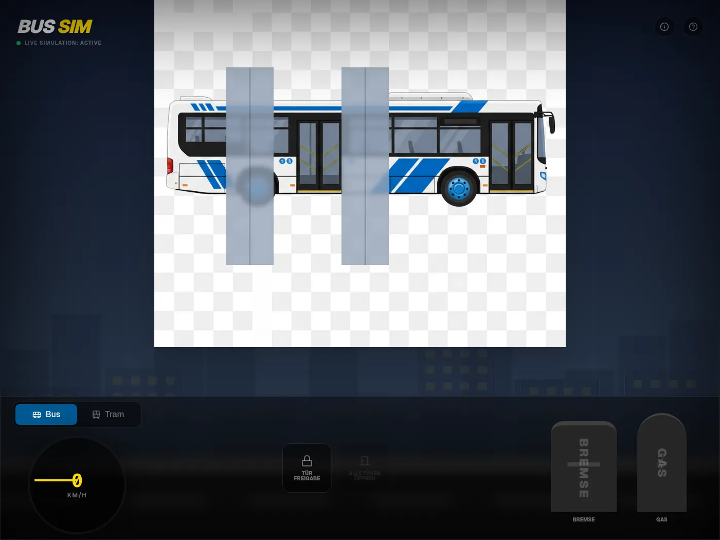 2D Bus & Tram Simulator