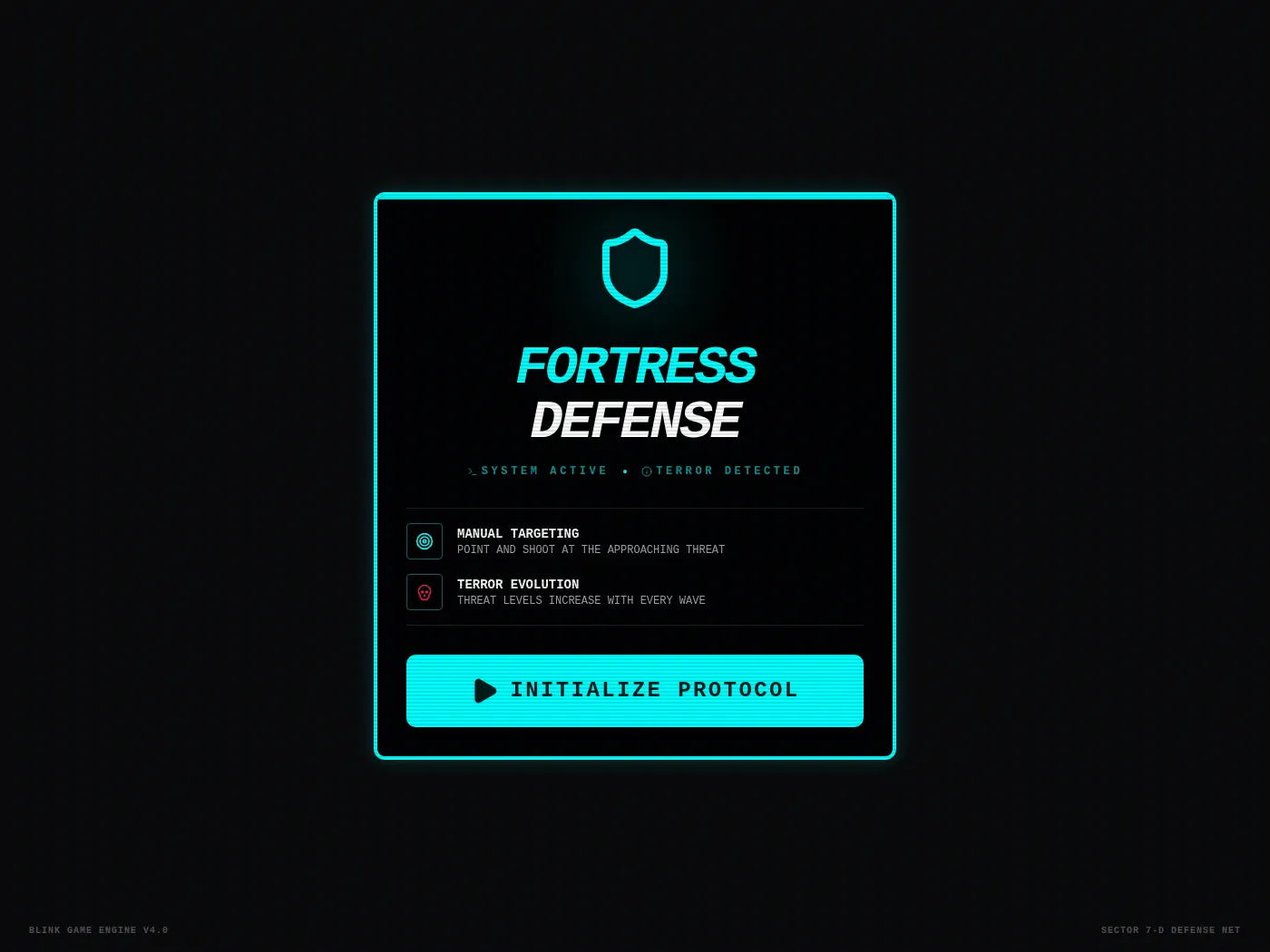 2D Fortress Defense Game