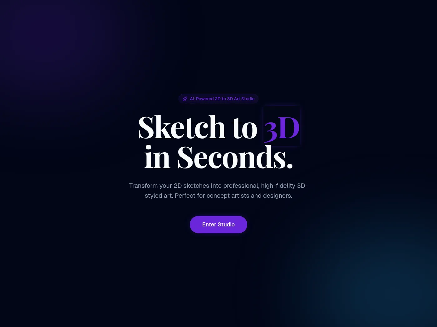2D to 3D Art Converter