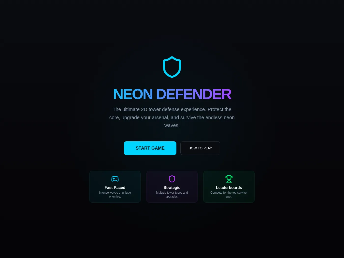 2D Tower Defender