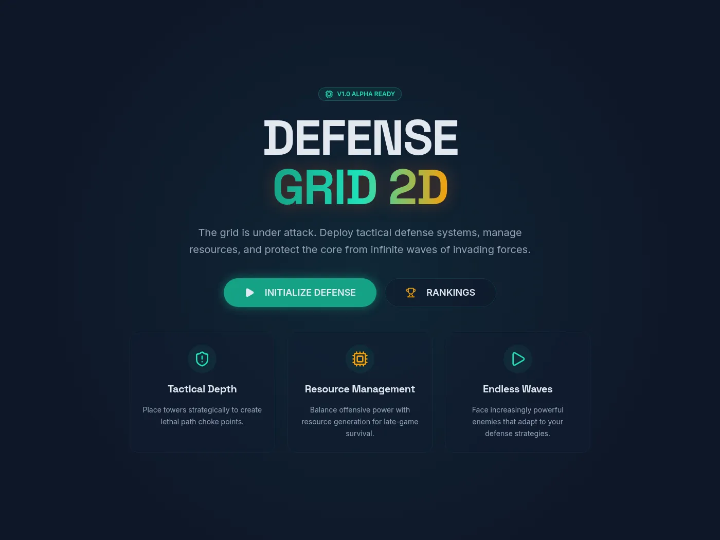DefenseGrid 2D