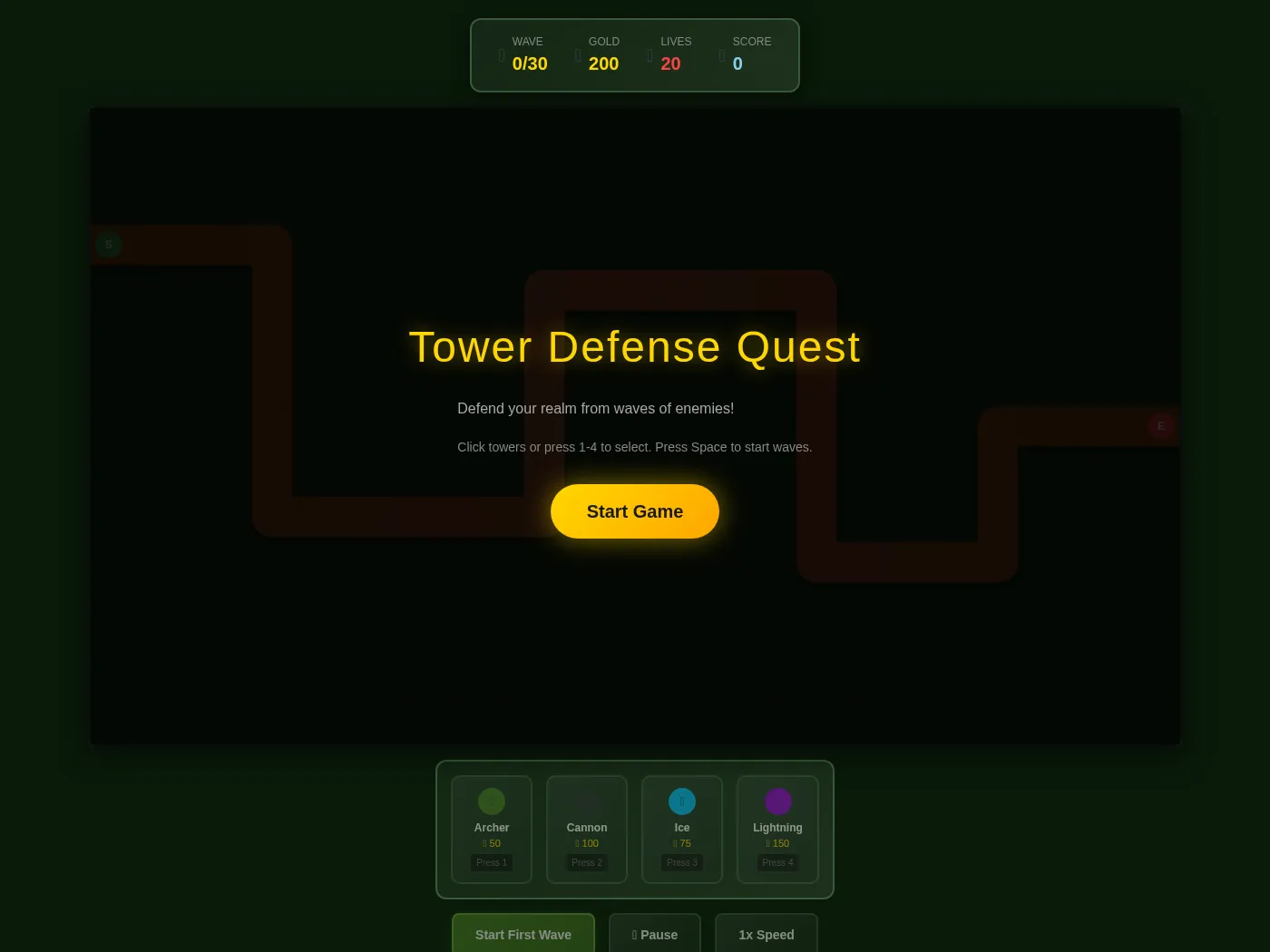 Tower Defense Quest