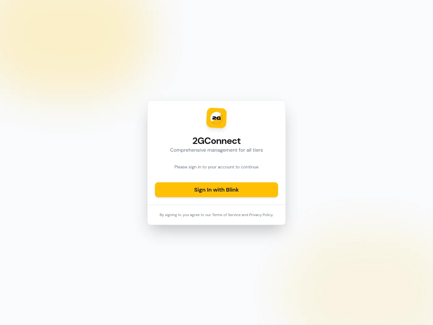 2GConnect Admin Panel