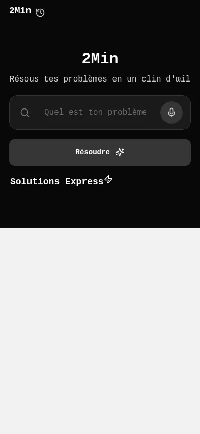 2Min Problem Solver
