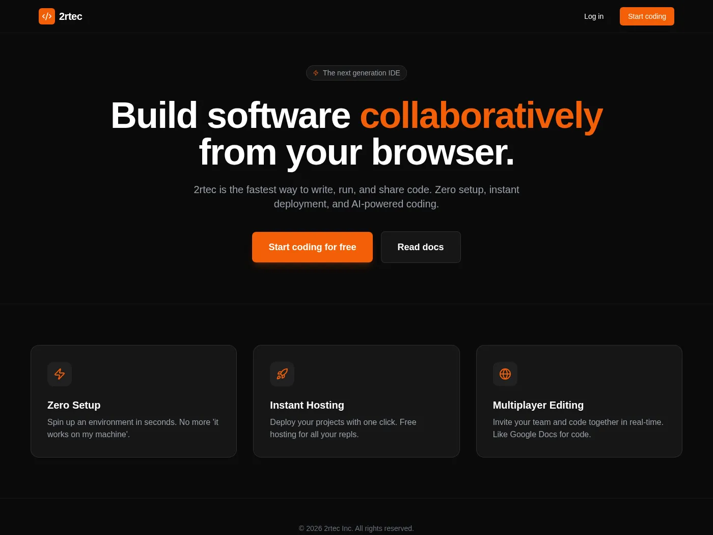 2rtec Online IDE