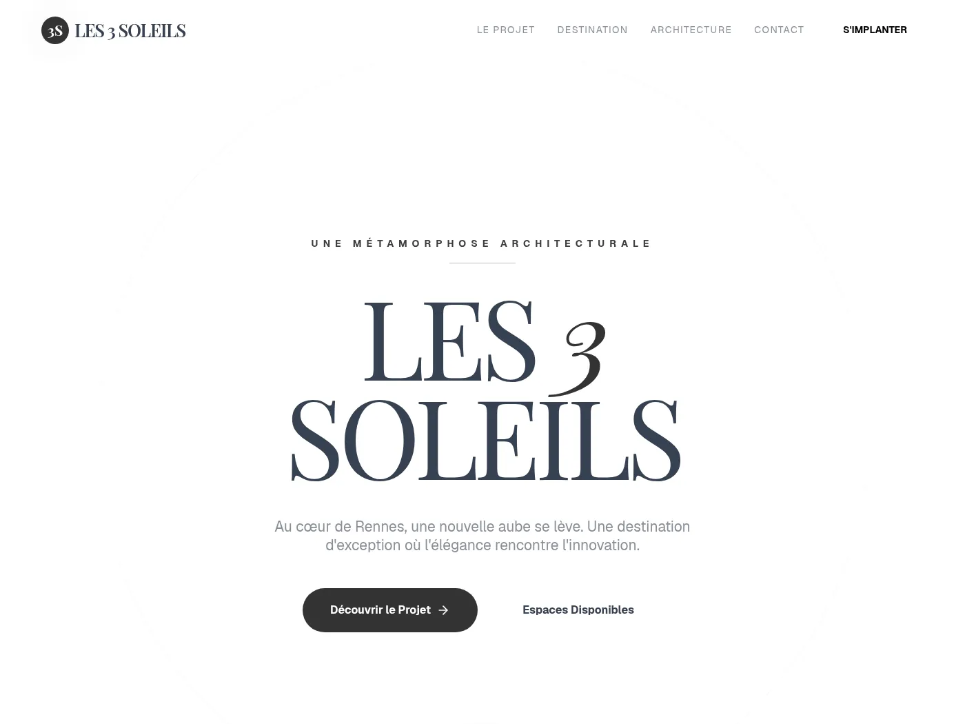 3 Soleil Showcase Site