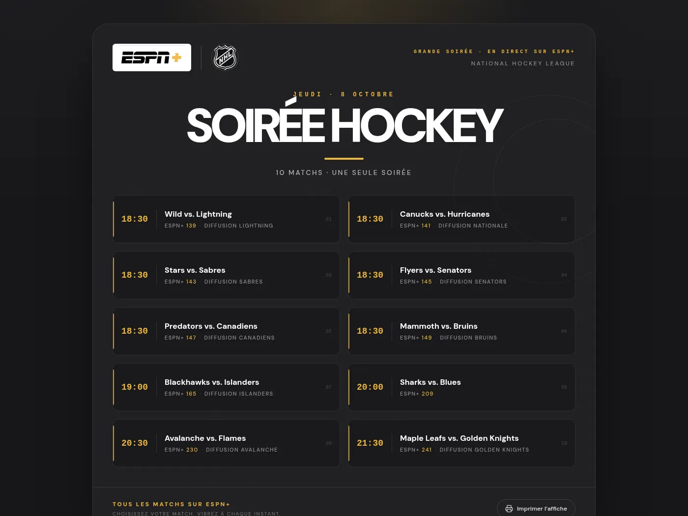 Hockey Clash Poster Maker