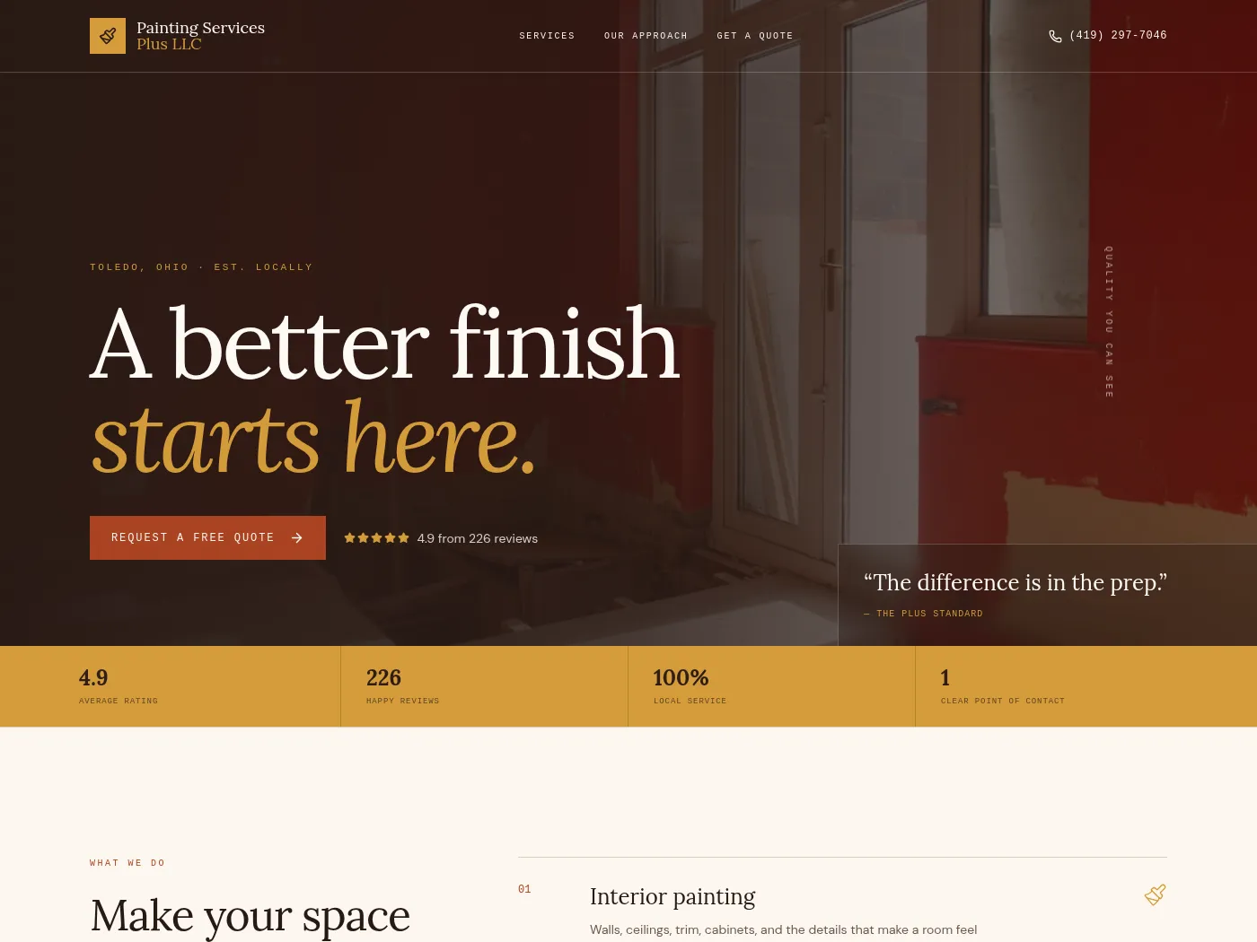 Painting Services Plus Web