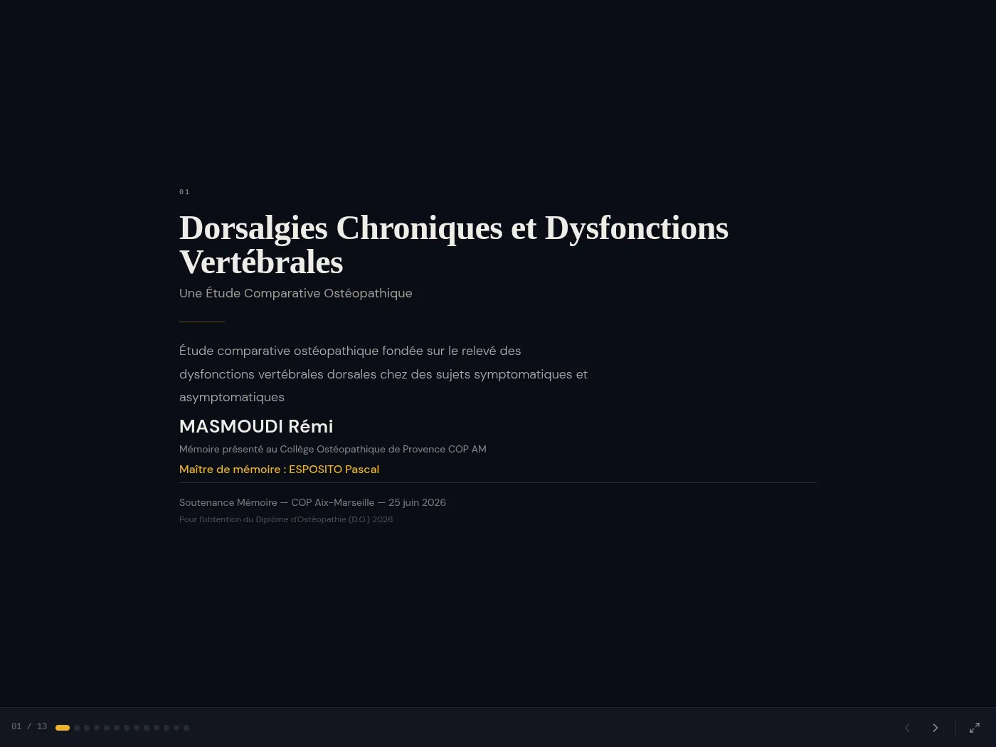 Mémoire Slide Generator
