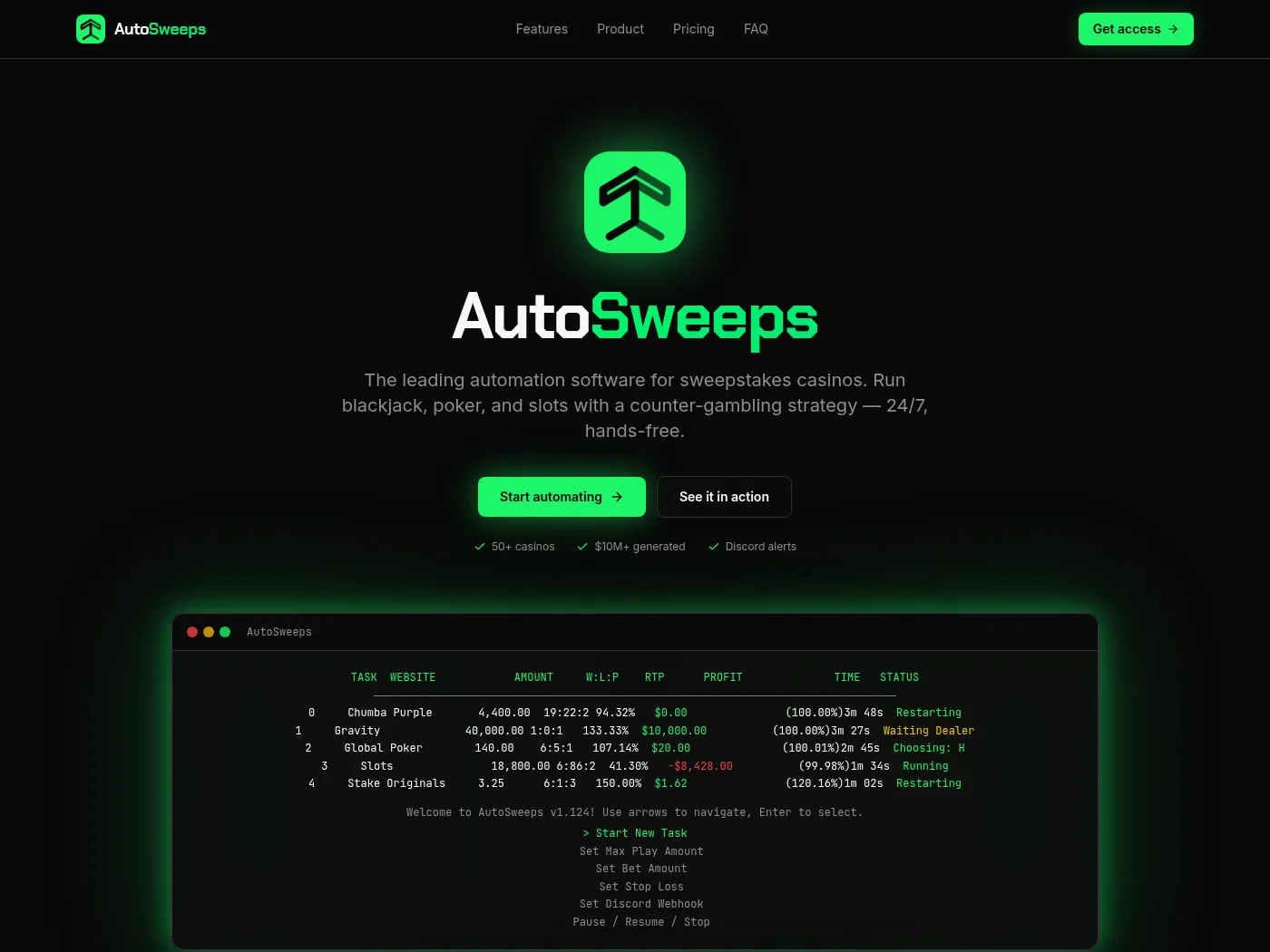 AutoSweeps Analyzer