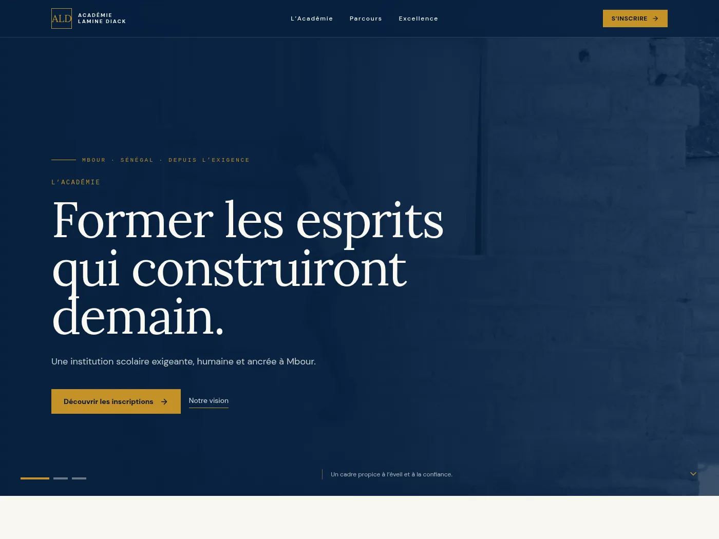 Académie Lamine Diack Site