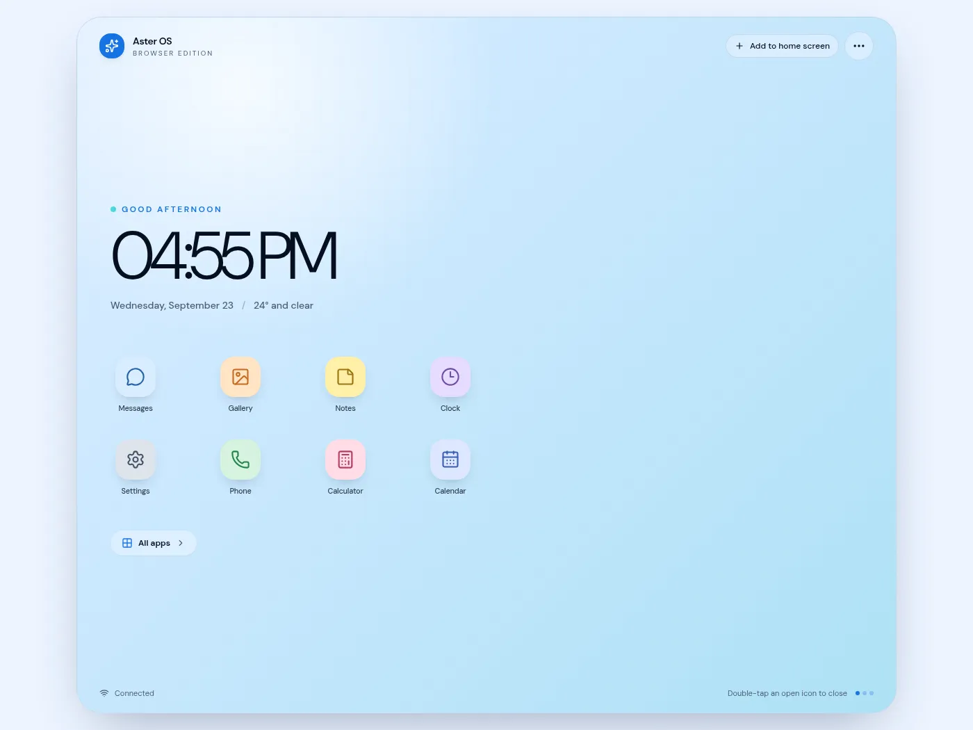 Mobile OS Web Simulator