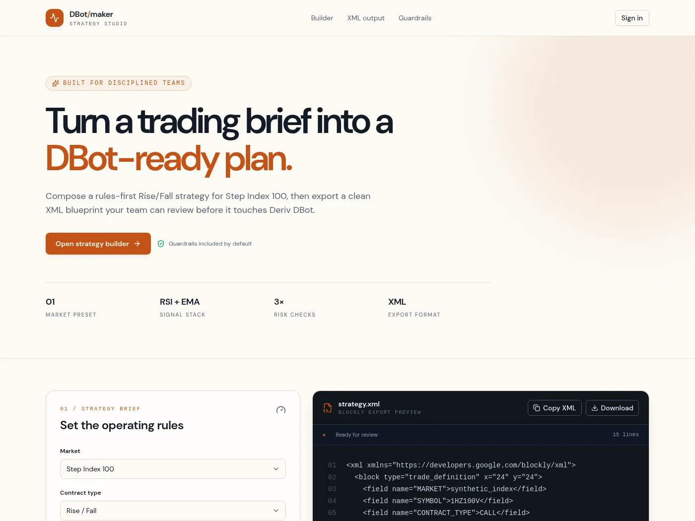 DBot AI Strategy Maker