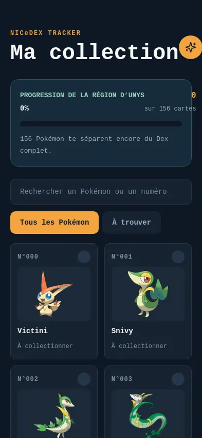 NiceDex Tracker