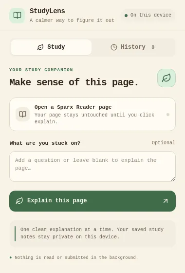 StudyLens Extension