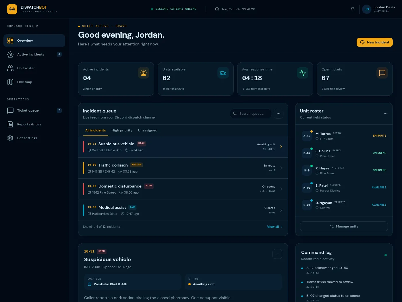 DispatchBot Pro