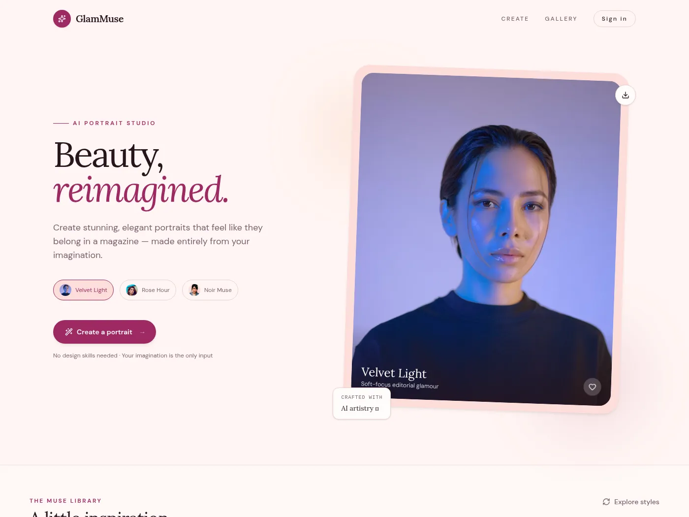 GlamMuse Portraits