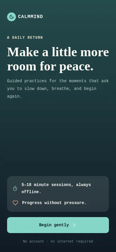 CalmMind Meditation Suite