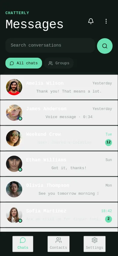 Chatterly Messenger