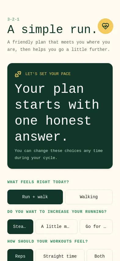 321 Simple Run Tracker