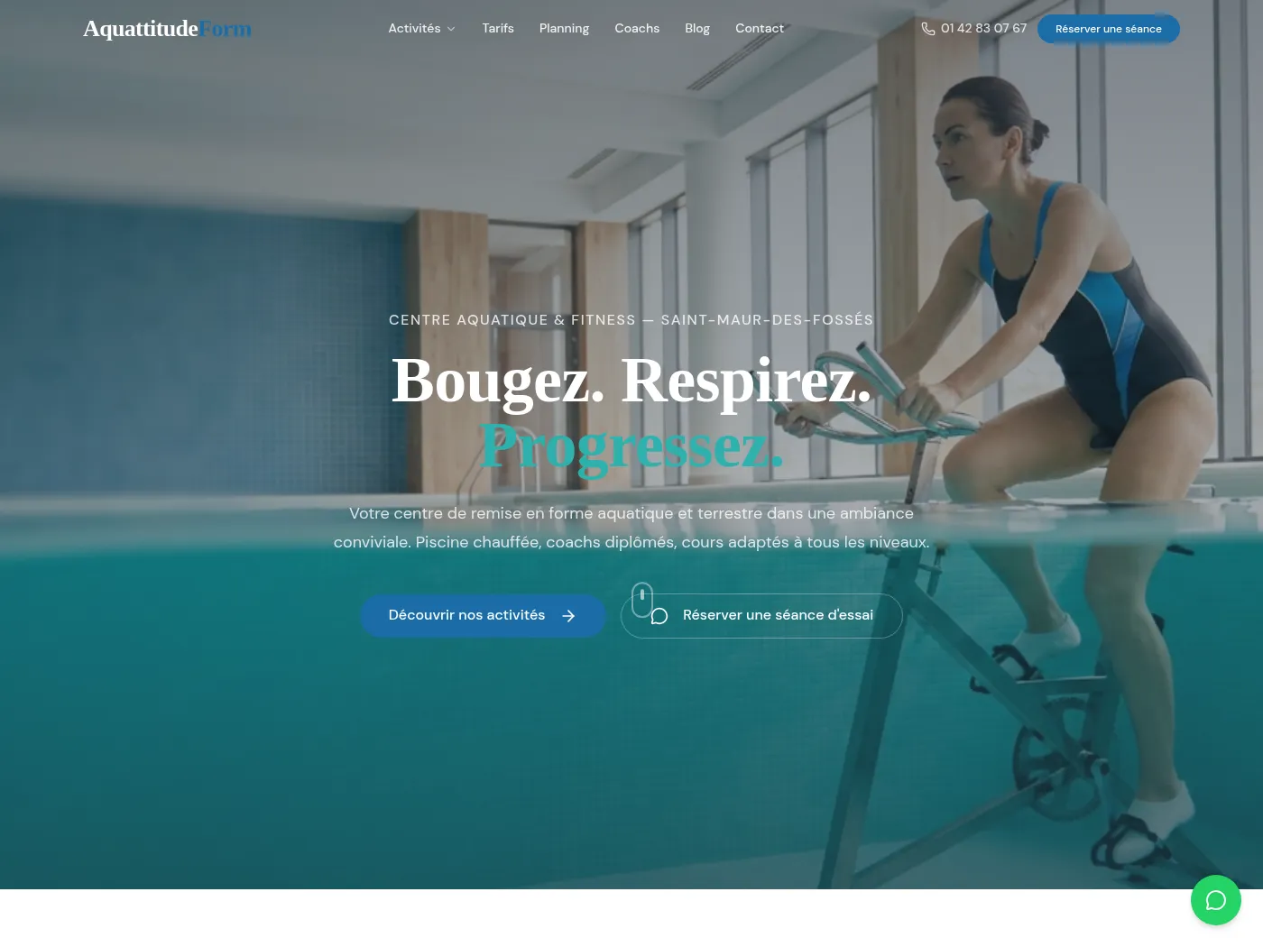 Aquattitude Form Website
