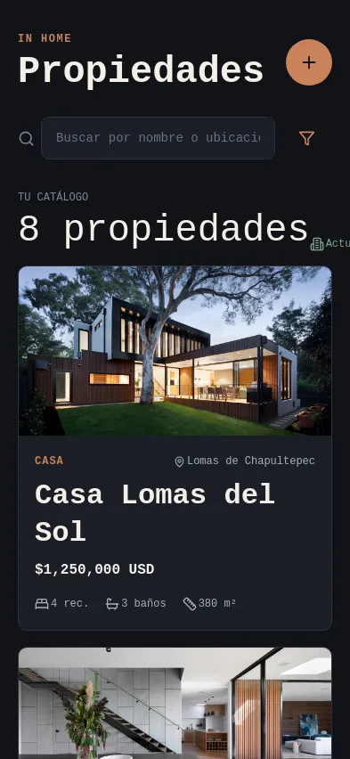 IN HOME Propiedades
