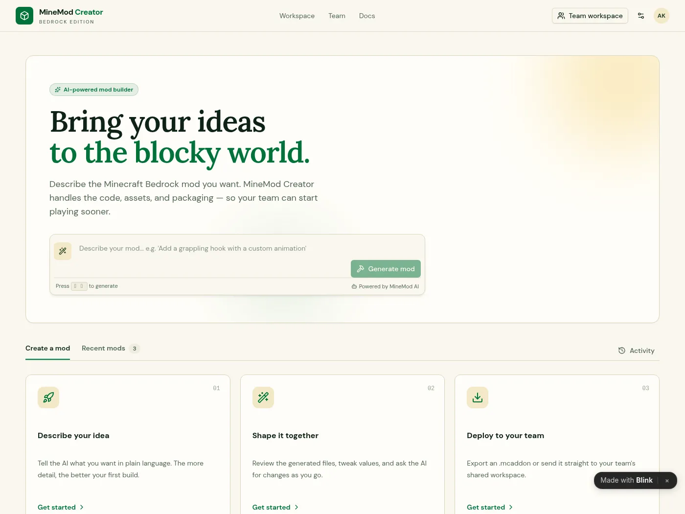 MineMod Creator