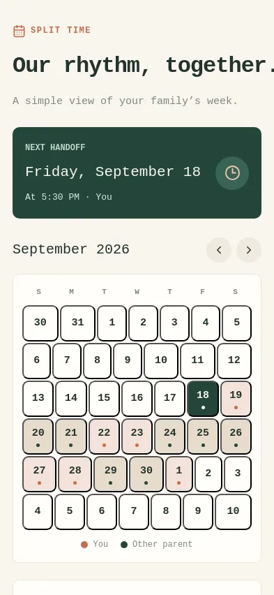 Split Time Tracker