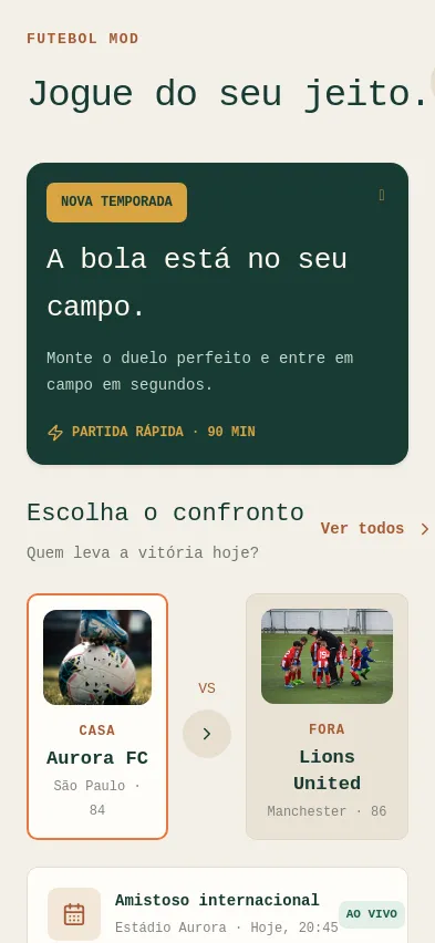 Futebol Mod Mobile