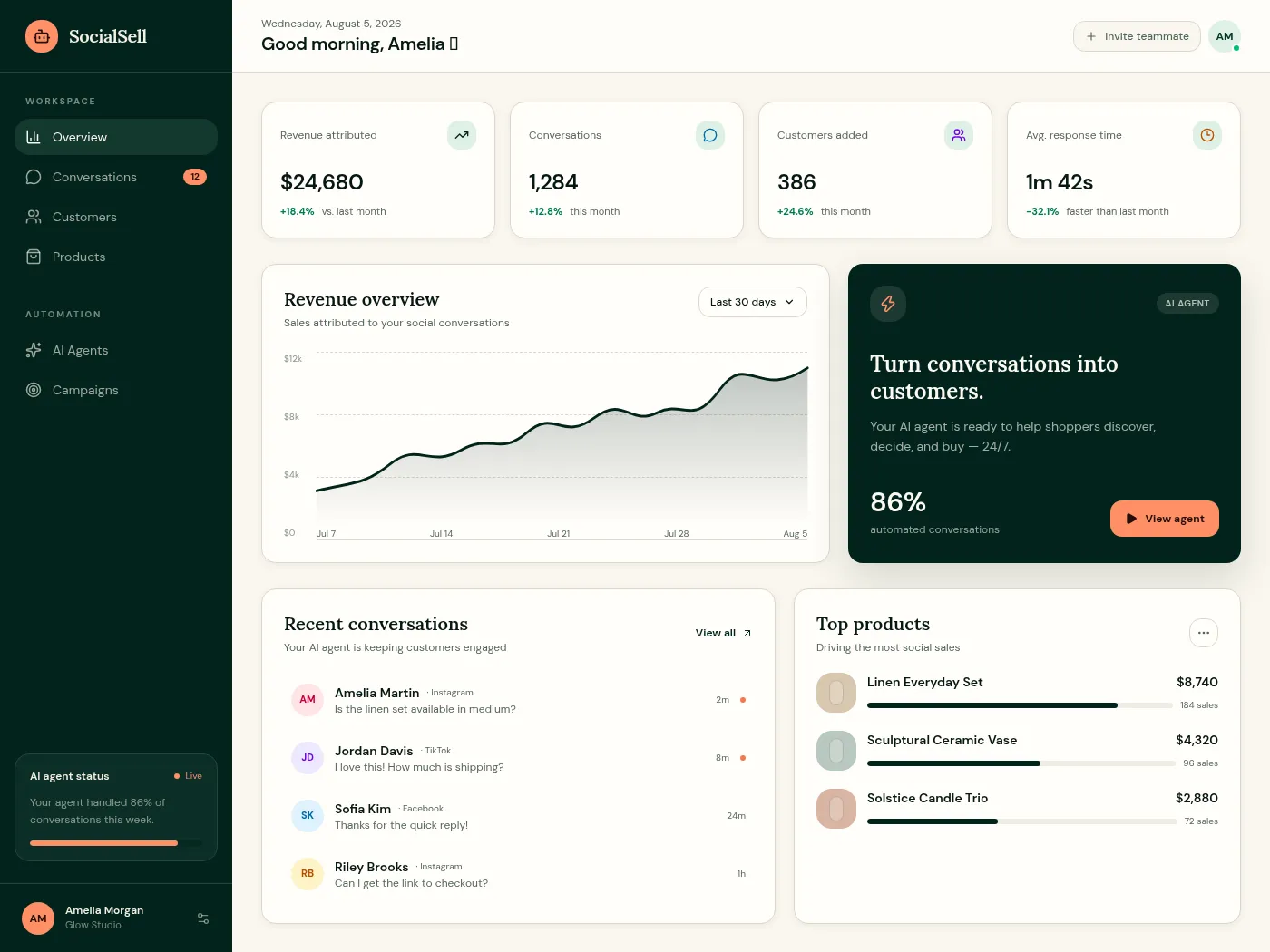 SocialSell AI Bot