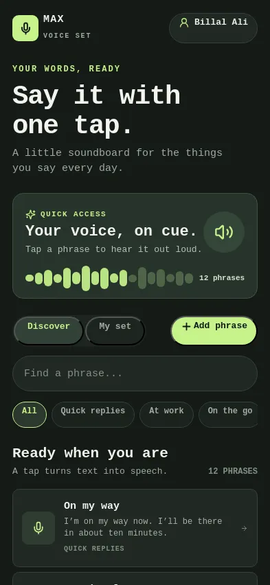 Max Voice Set