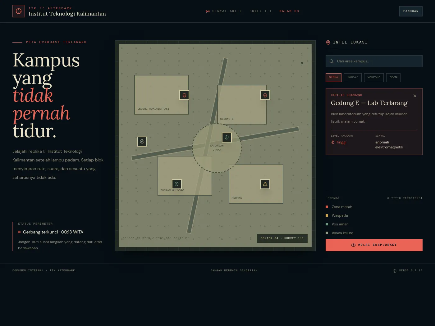 Horror ITK Campus Map