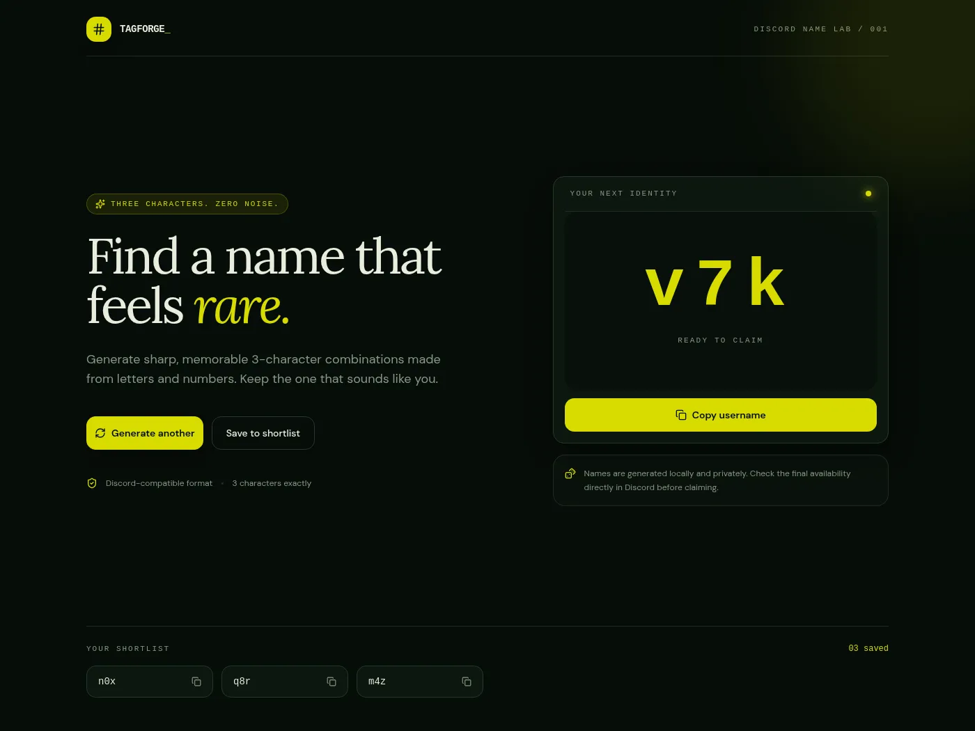 Discord Name Checker