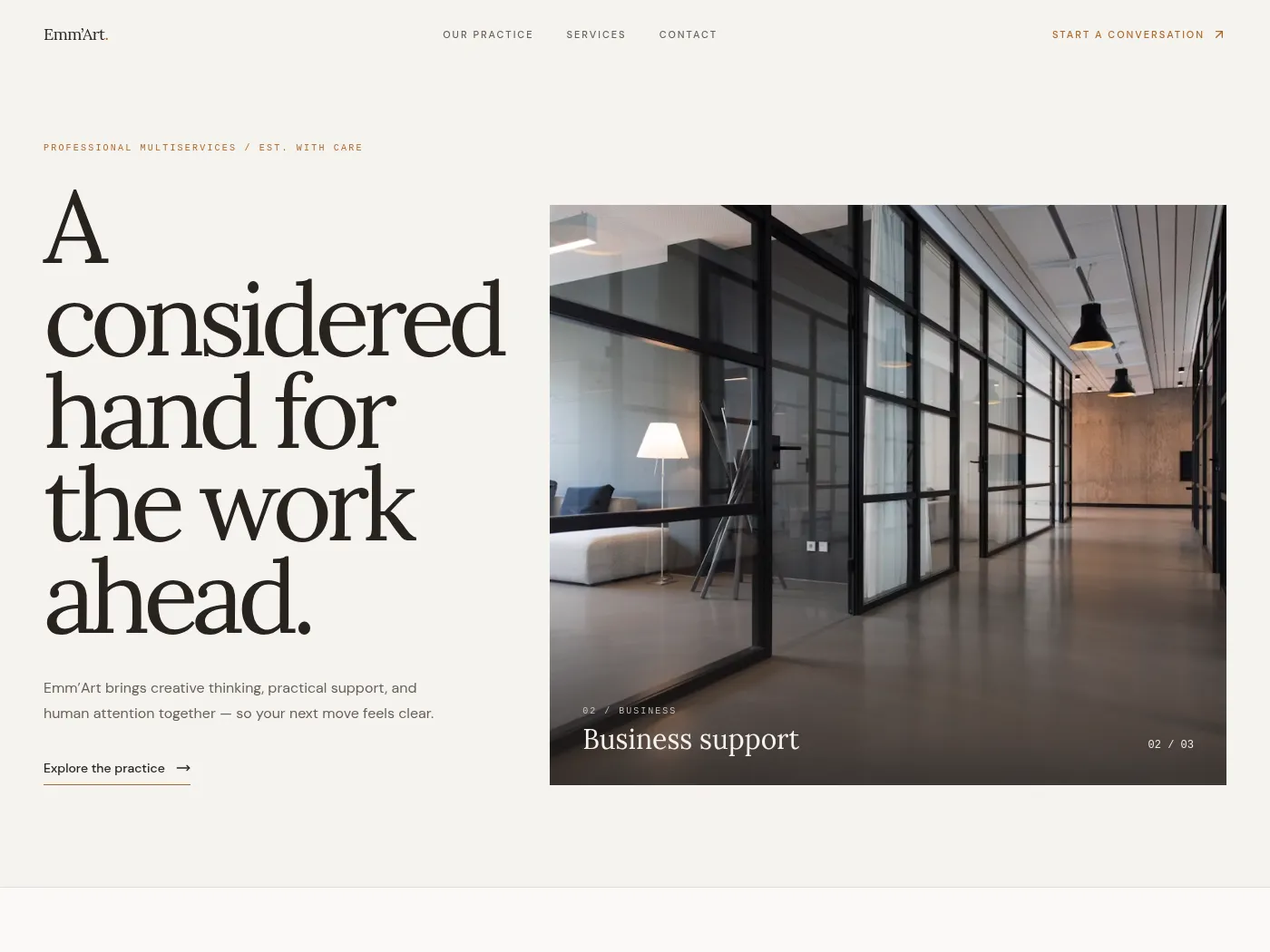 Emm'Art Pro Services Hub